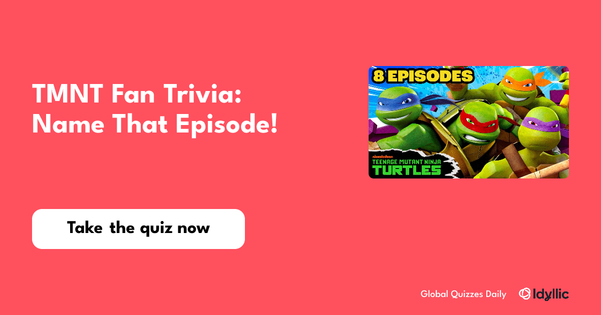 TMNT Fan Trivia: Name That Episode!