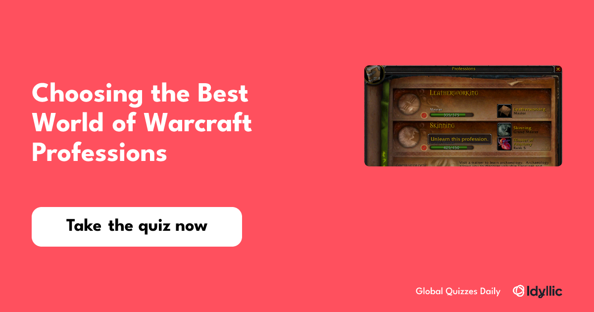 Choosing the Best World of Warcraft Professions