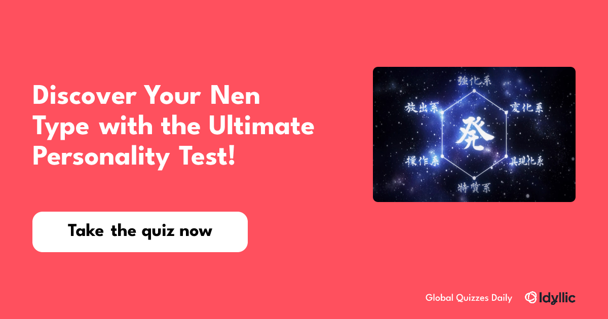 Discover Your Nen Type with the Ultimate Personality Test!