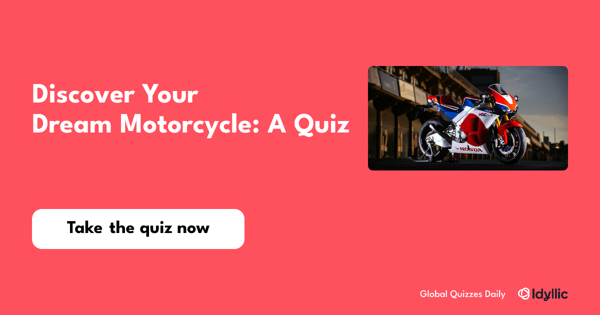 Discover Your Dream Motorcycle: A Quiz