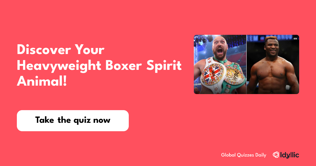 Discover Your Heavyweight Boxer Spirit Animal!