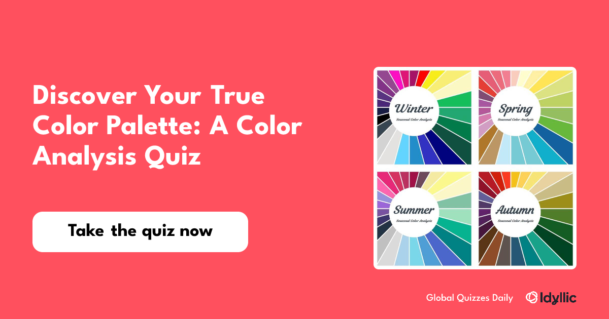Discover Your True Color Palette: A Color Analysis Quiz