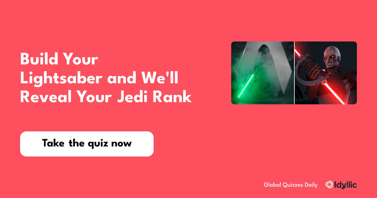 Build Your Lightsaber and We'll Reveal Your Jedi Rank