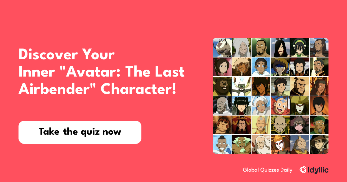 Discover Your Inner "Avatar: The Last Airbender" Character!