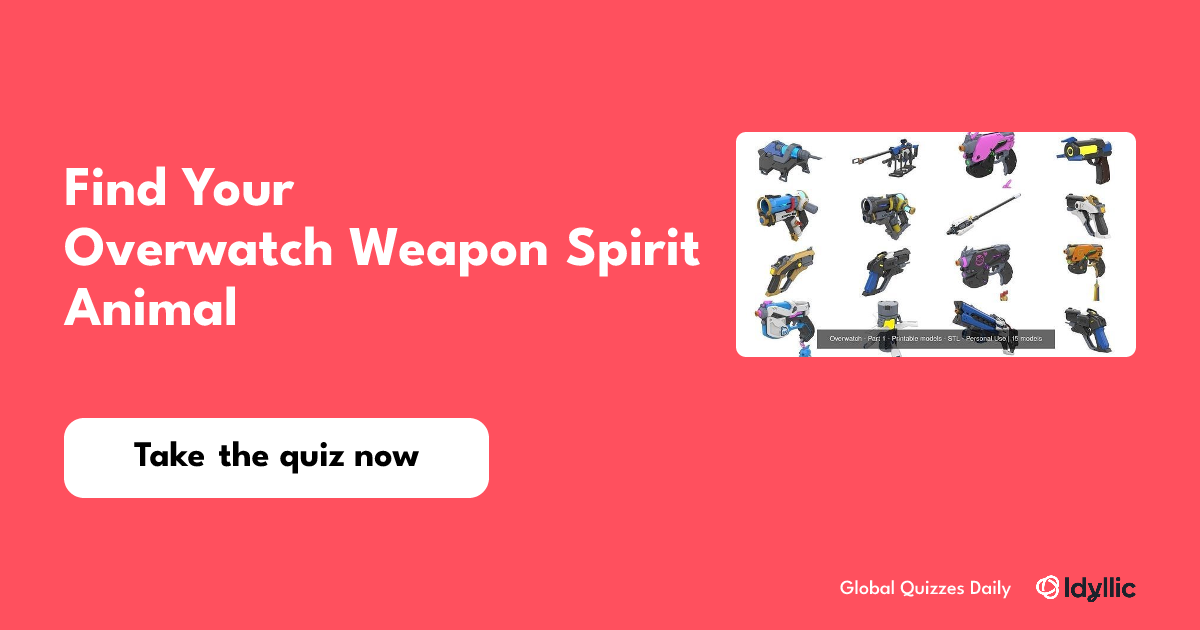 Find Your Overwatch Weapon Spirit Animal