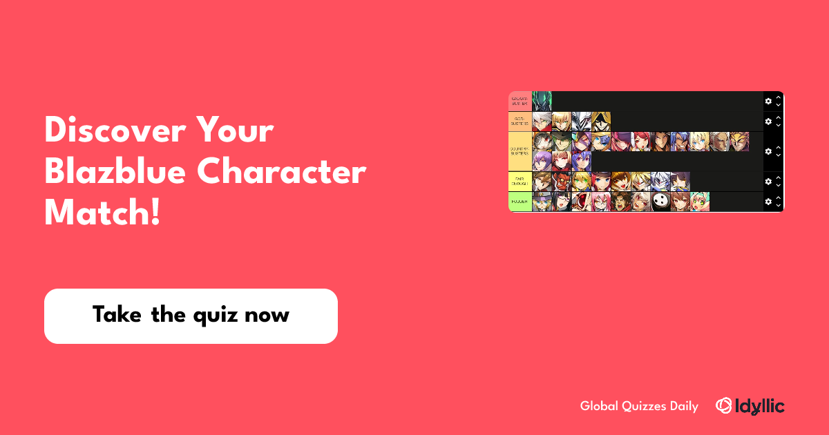 Discover Your Blazblue Character Match!