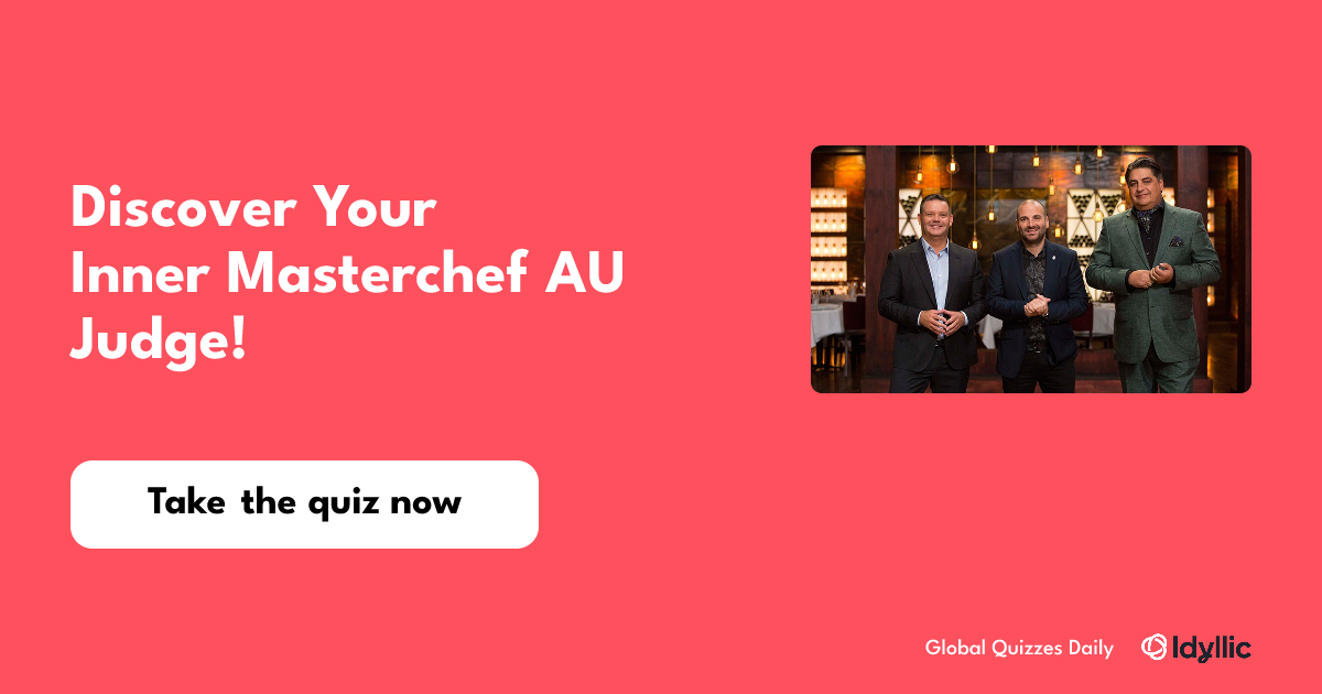 Discover Your Inner Masterchef AU Judge!