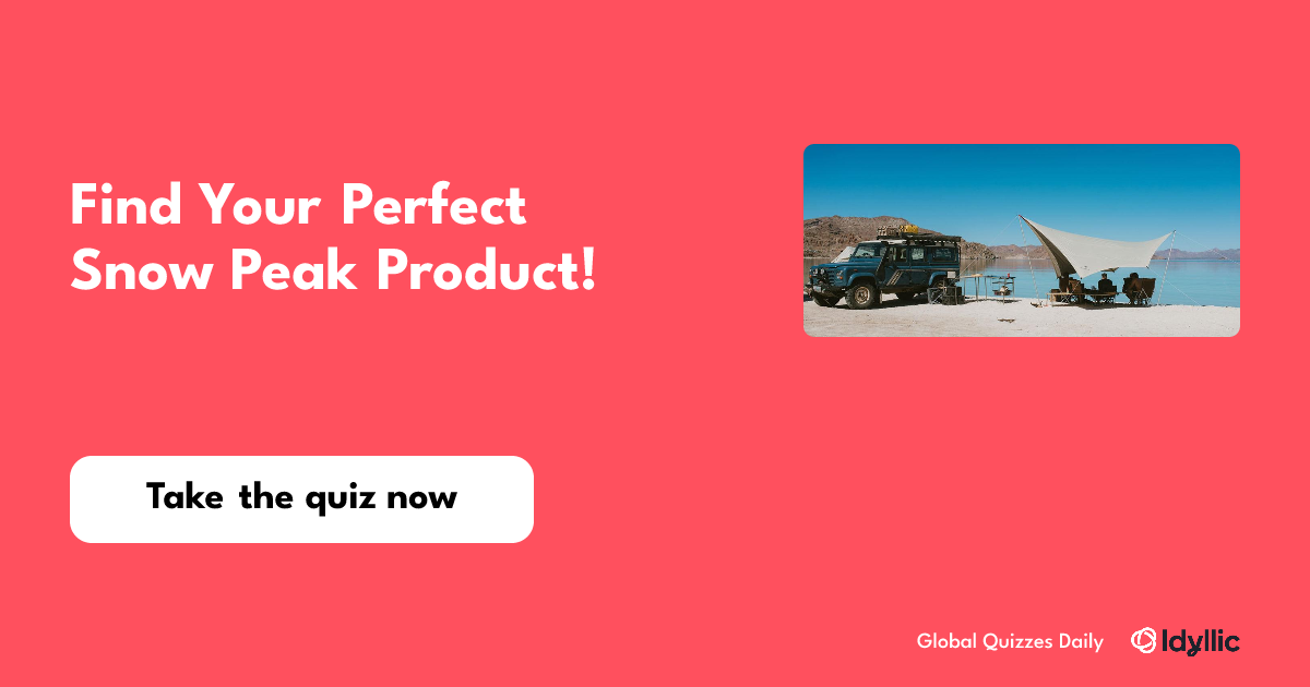 Find Your Perfect Snow Peak Product!
