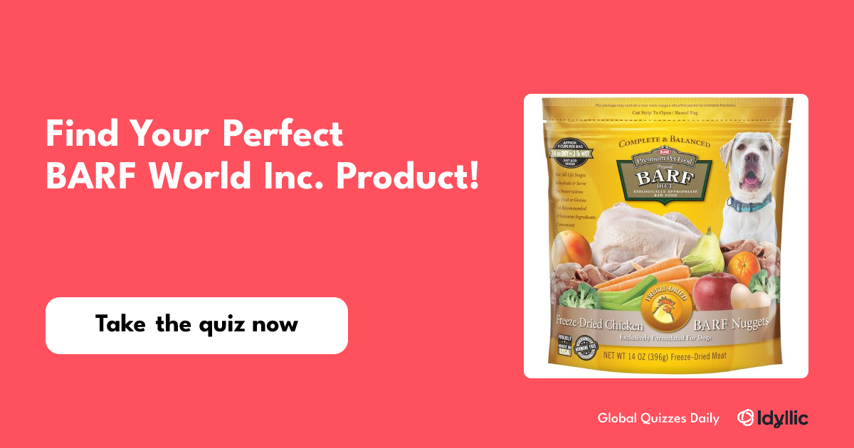 Find Your Perfect BARF World Inc. Product!