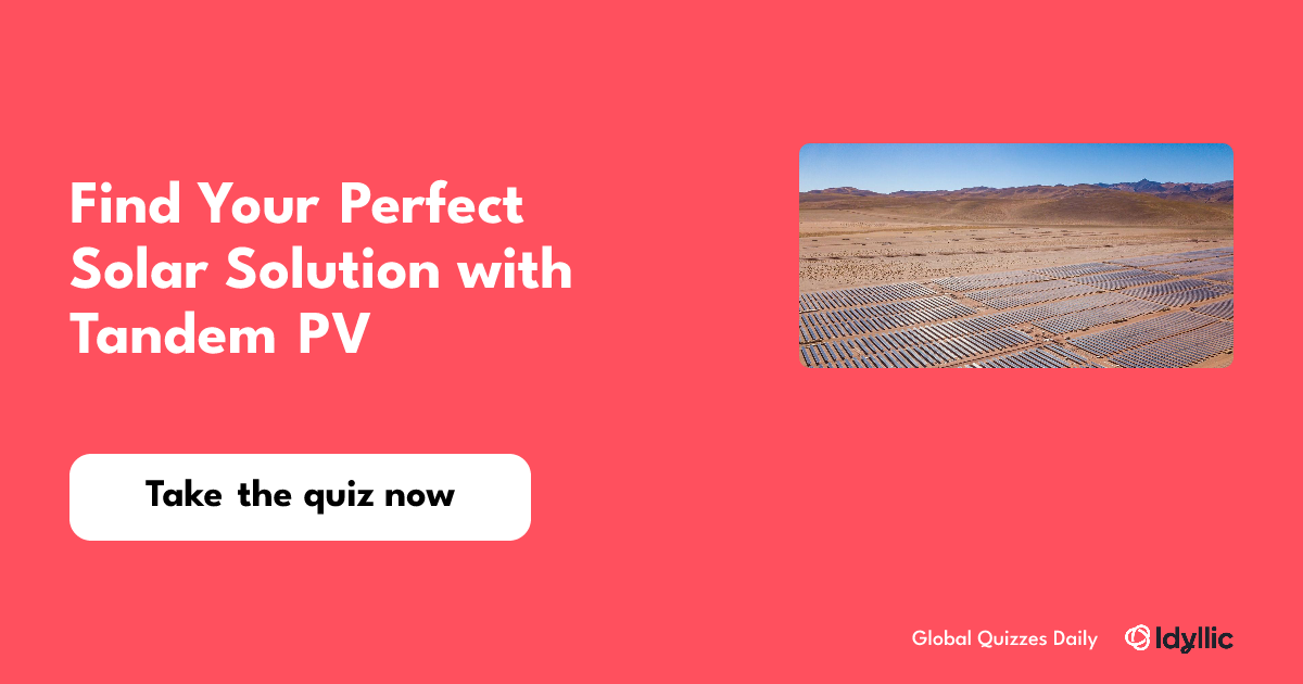 Find Your Perfect Solar Solution with Tandem PV