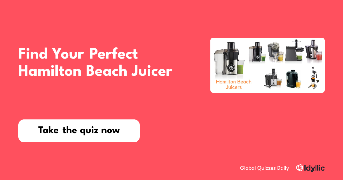 Find Your Perfect Hamilton Beach Juicer