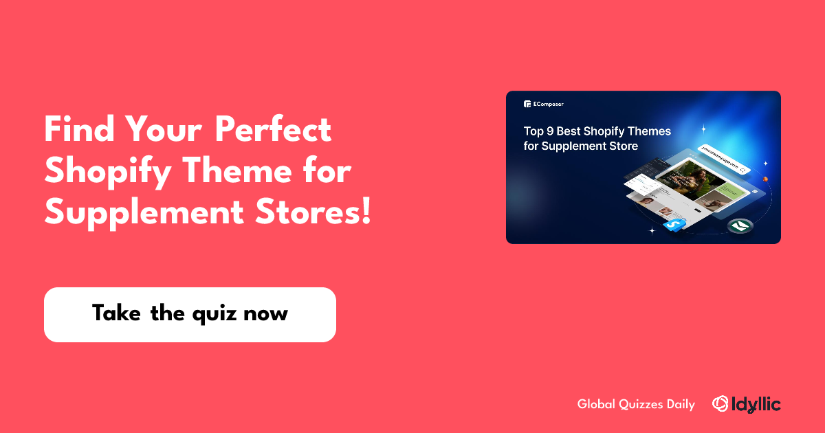 Find Your Perfect Shopify Theme for Supplement Stores!