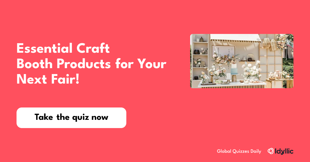 Essential Craft Booth Products for Your Next Fair!