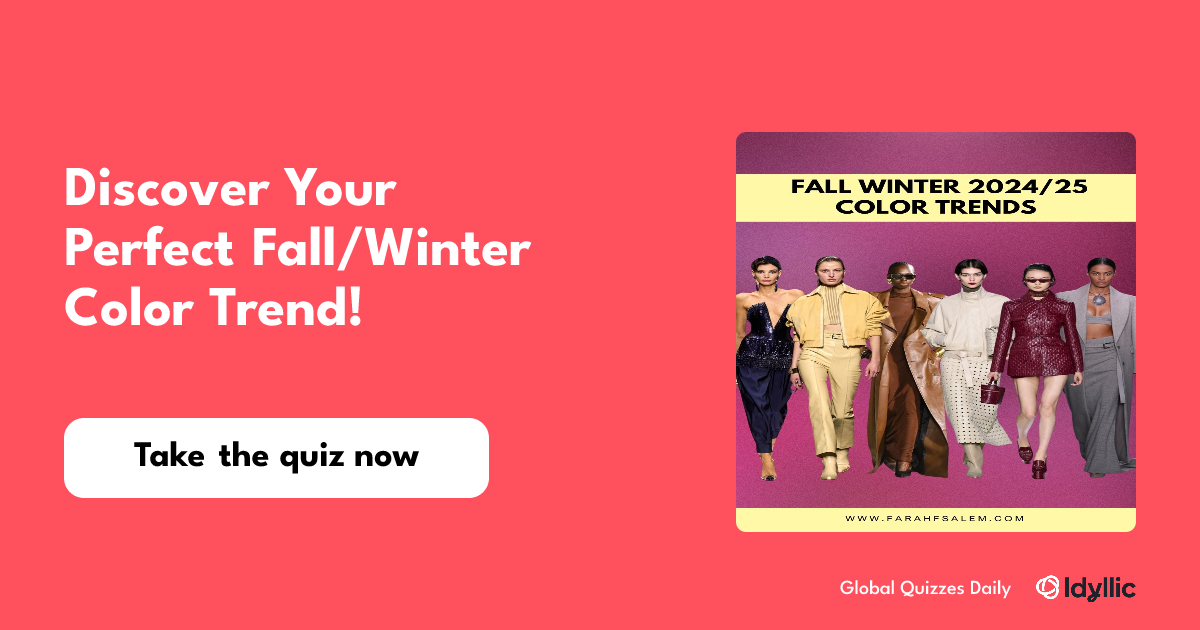 Discover Your Perfect Fall/Winter Color Trend!