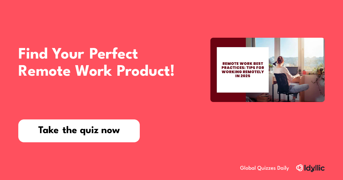 Find Your Perfect Remote Work Product!