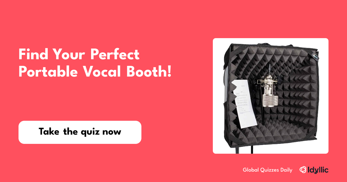 Find Your Perfect Portable Vocal Booth!
