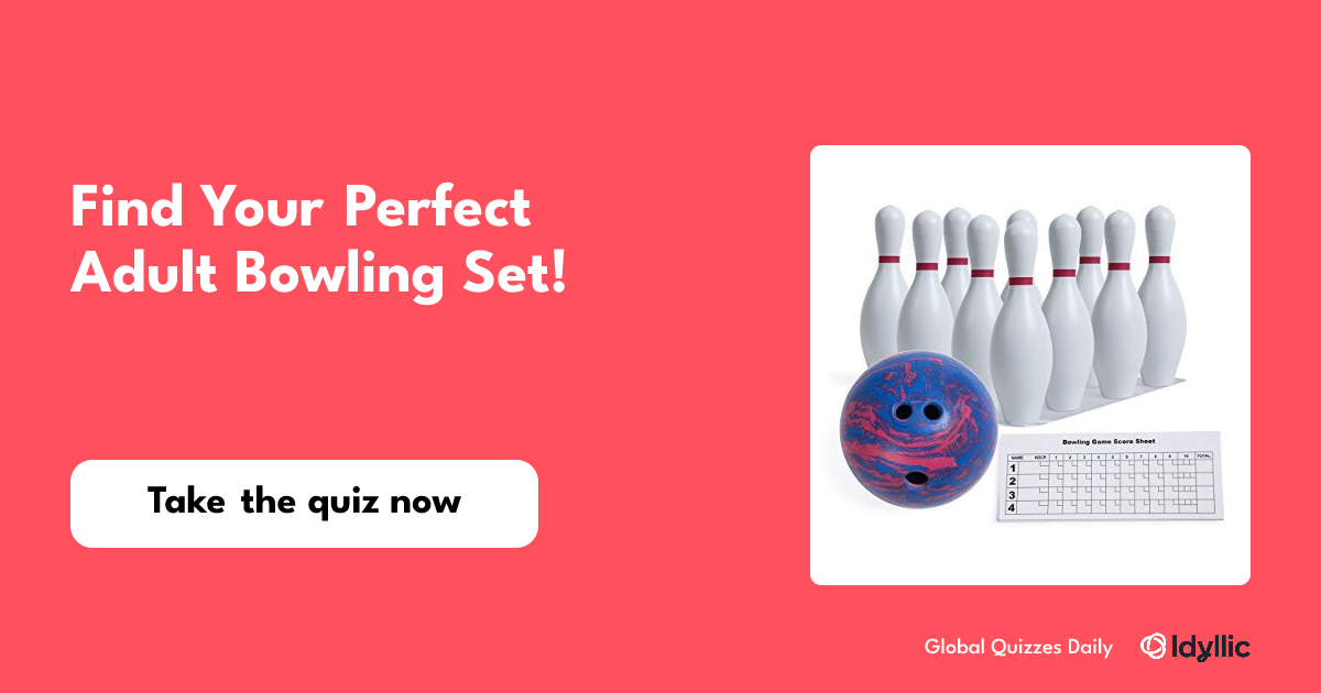 Find Your Perfect Adult Bowling Set!