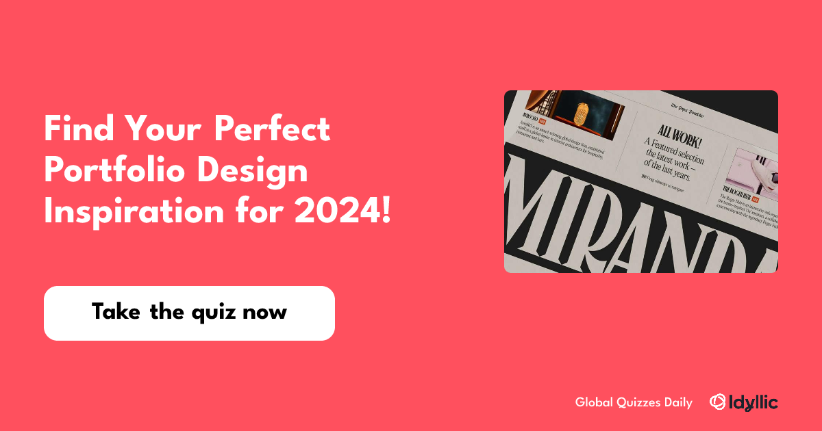 Find Your Perfect Portfolio Design Inspiration for 2024!