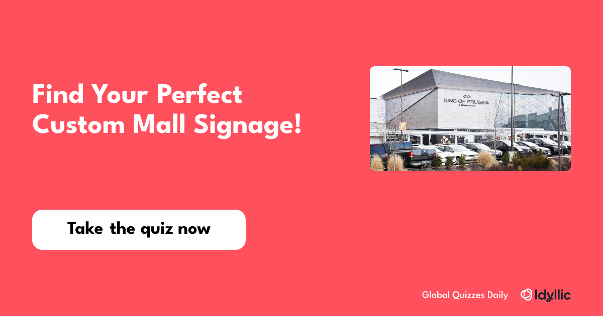 Find Your Perfect Custom Mall Signage!