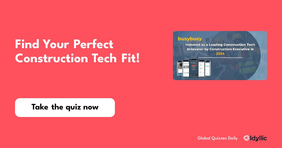 Find Your Perfect Construction Tech Fit!