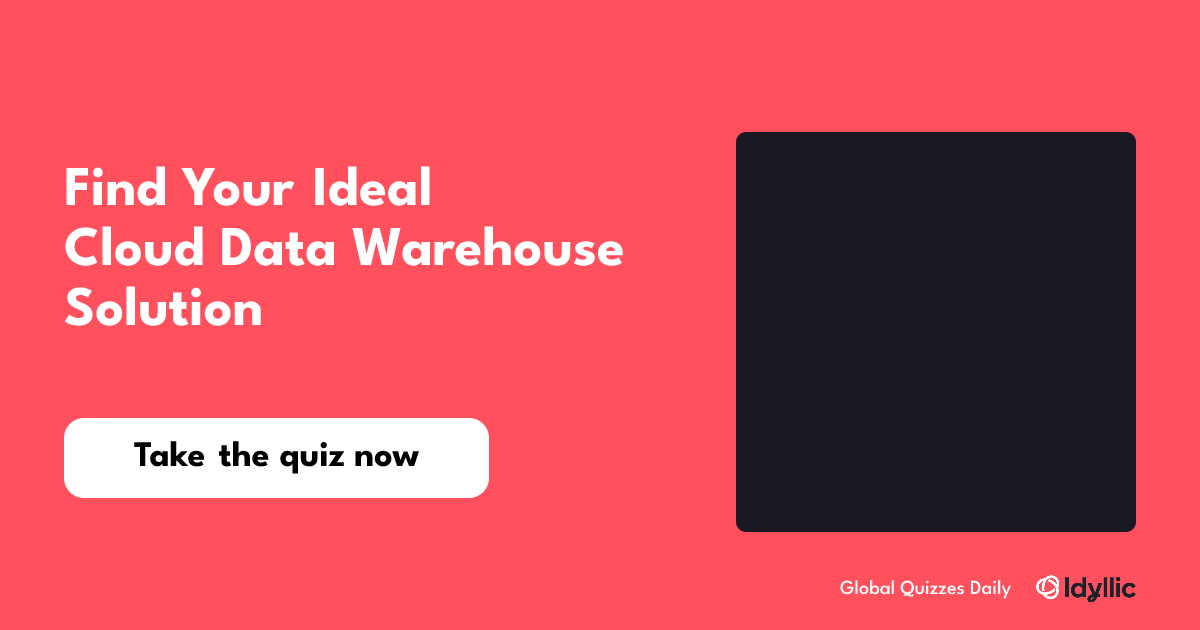 Find Your Ideal Cloud Data Warehouse Solution