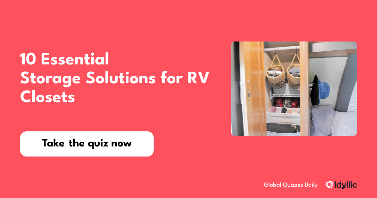 10 Essential Storage Solutions for RV Closets