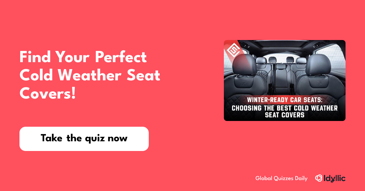 Find Your Perfect Cold Weather Seat Covers!