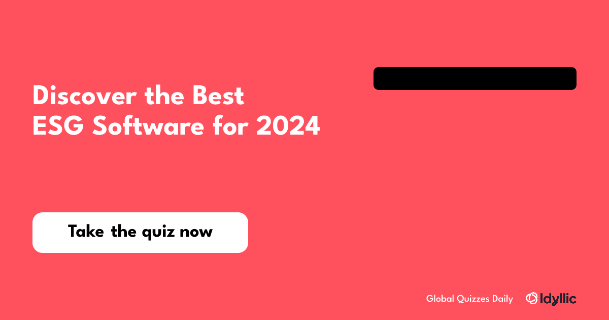 Discover the Best ESG Software for 2024