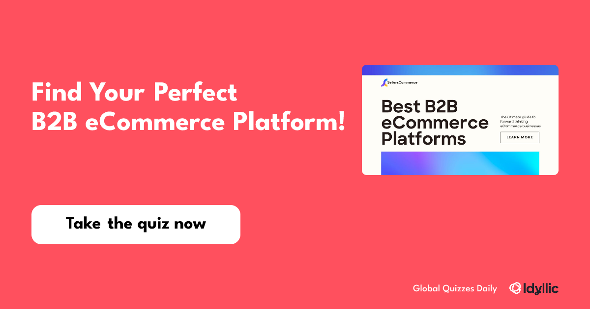 Find Your Perfect B2B eCommerce Platform!