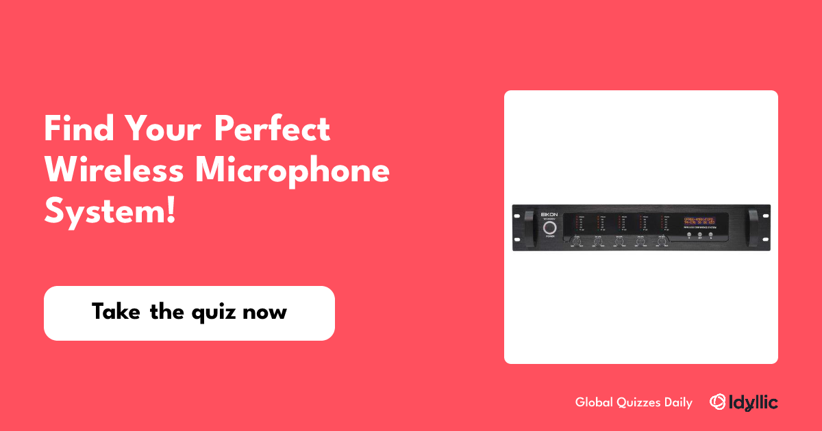Find Your Perfect Wireless Microphone System!