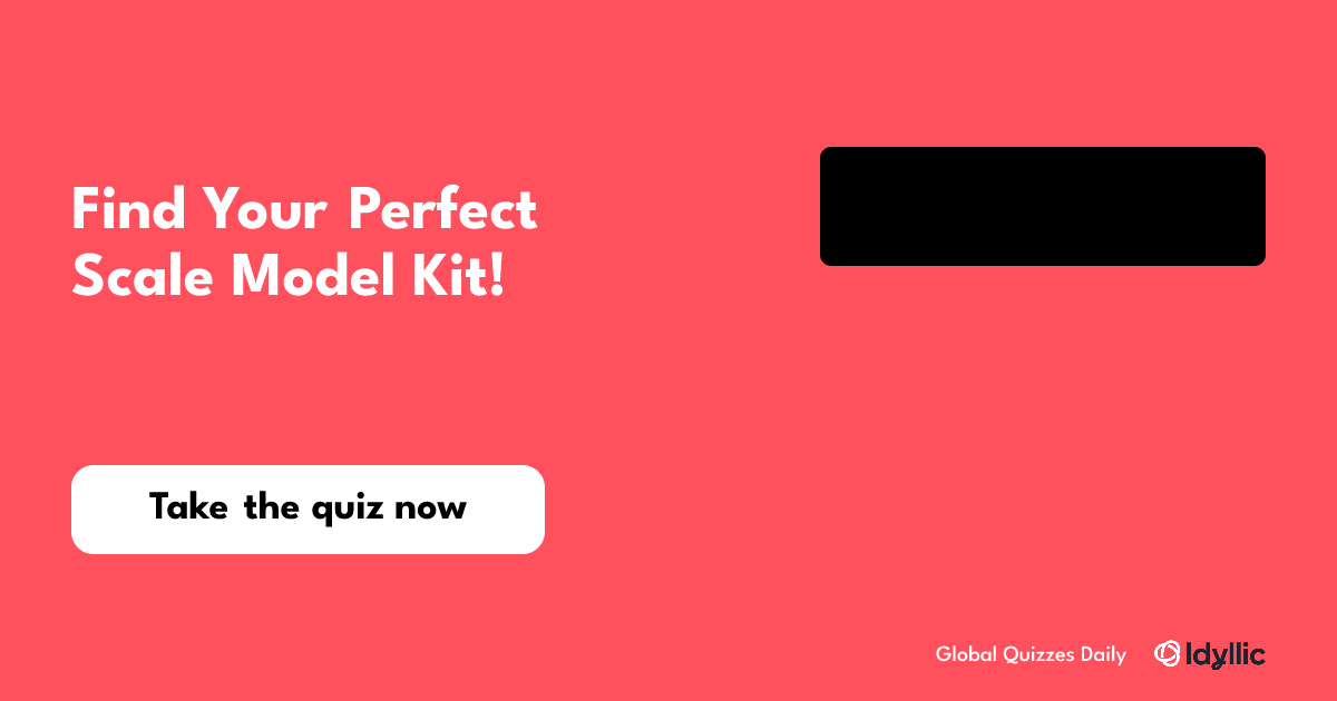 Find Your Perfect Scale Model Kit!