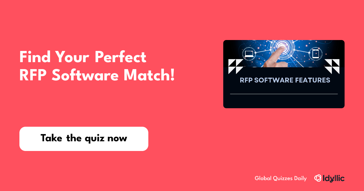 Find Your Perfect RFP Software Match!