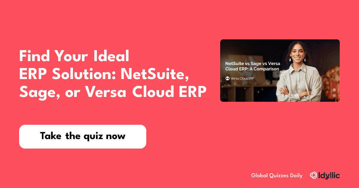 Find Your Ideal ERP Solution: NetSuite, Sage, or Versa Cloud ERP