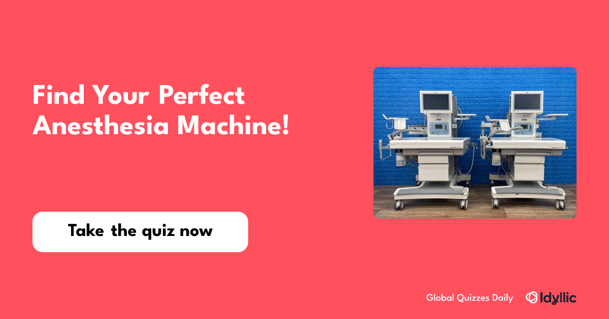 Find Your Perfect Anesthesia Machine!