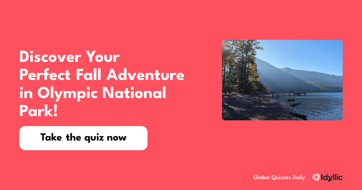 Discover Your Perfect Fall Adventure in Olympic National Park!