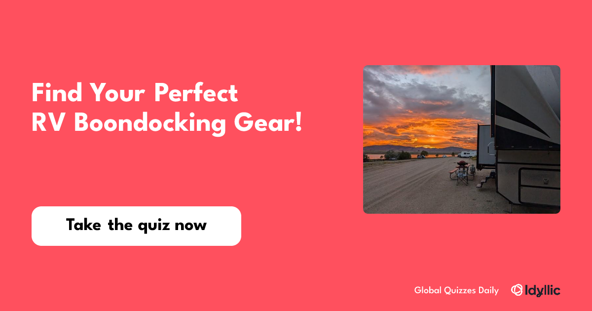 Find Your Perfect RV Boondocking Gear!