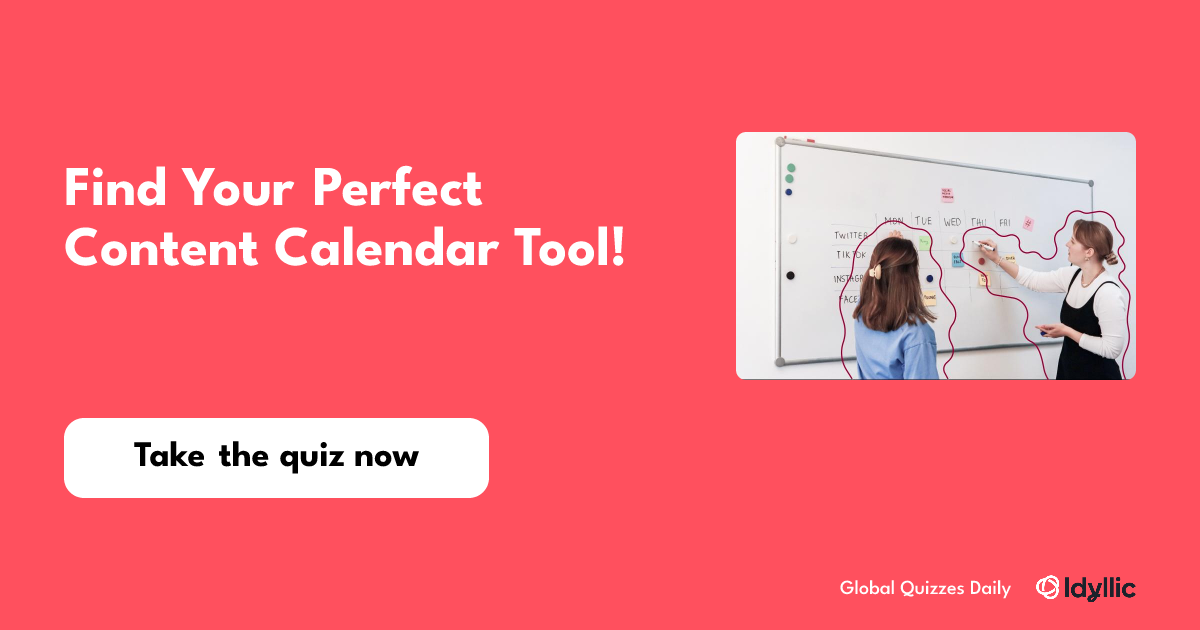 Find Your Perfect Content Calendar Tool!