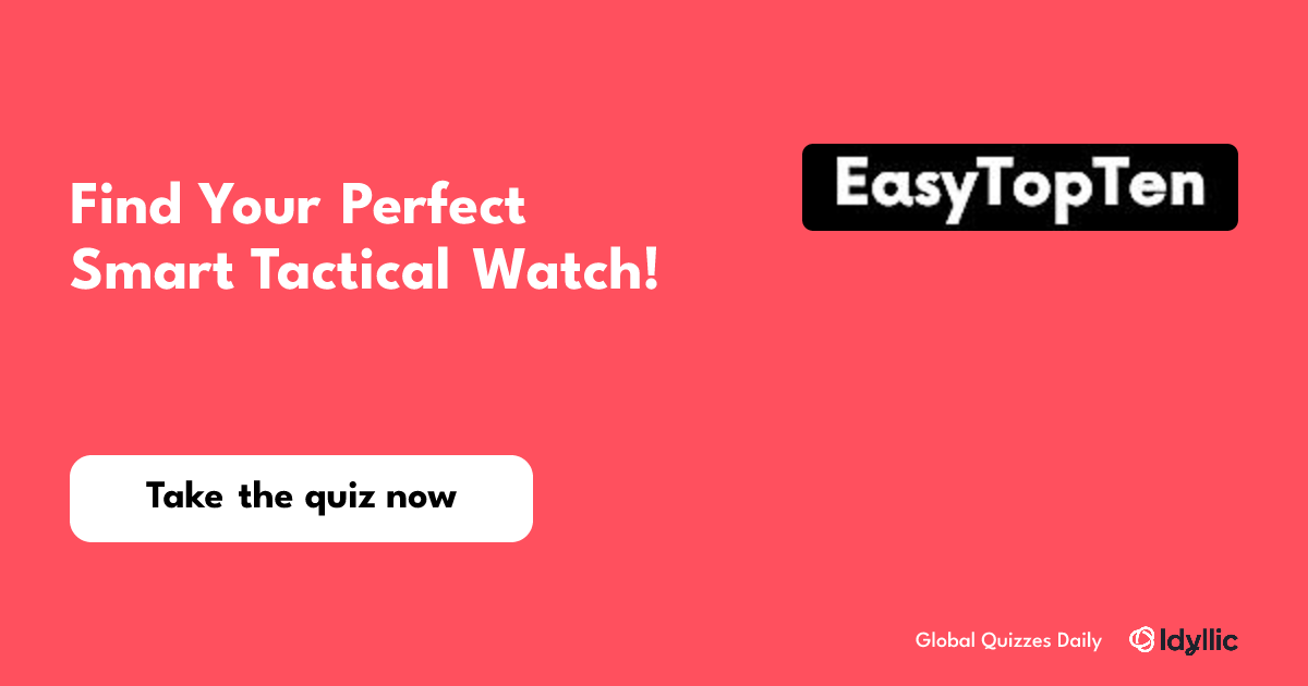 Find Your Perfect Smart Tactical Watch!
