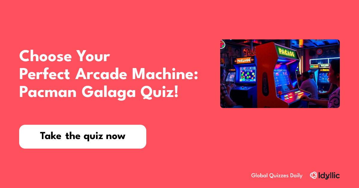 Choose Your Perfect Arcade Machine: Pacman Galaga Quiz!