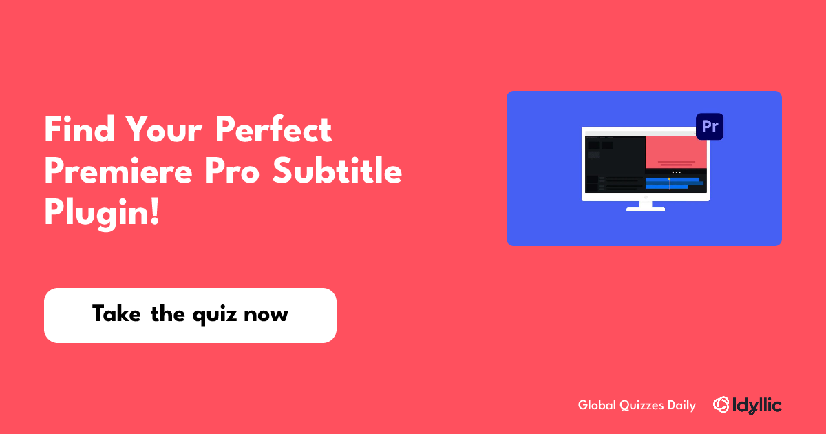 Find Your Perfect Premiere Pro Subtitle Plugin!