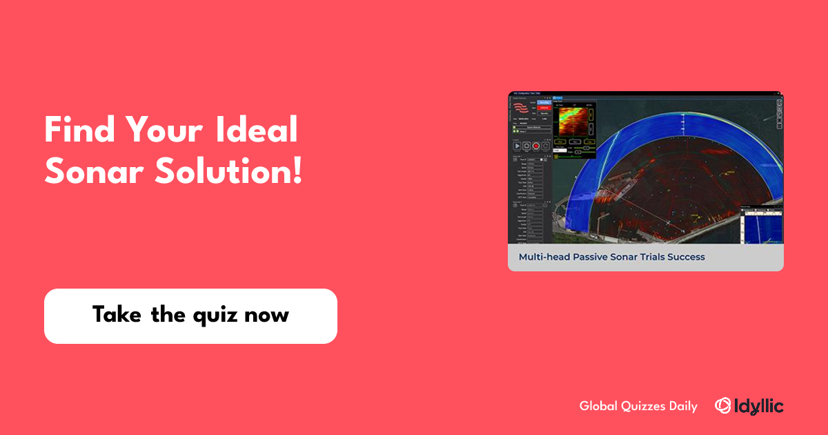 Find Your Ideal Sonar Solution!