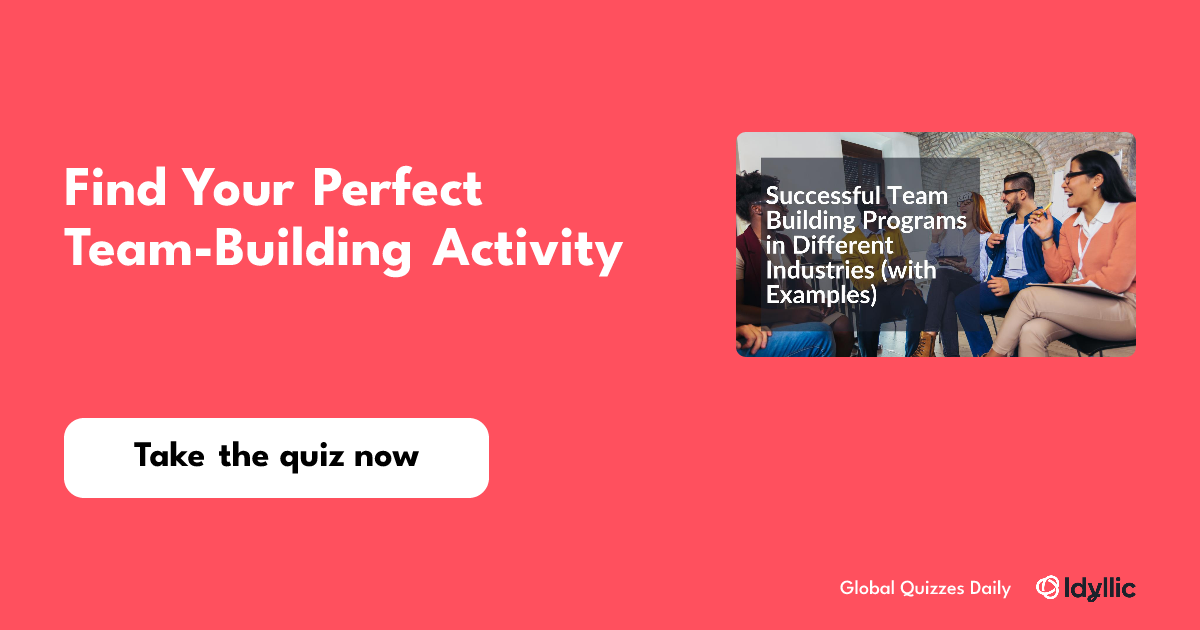 Find Your Perfect Team-Building Activity