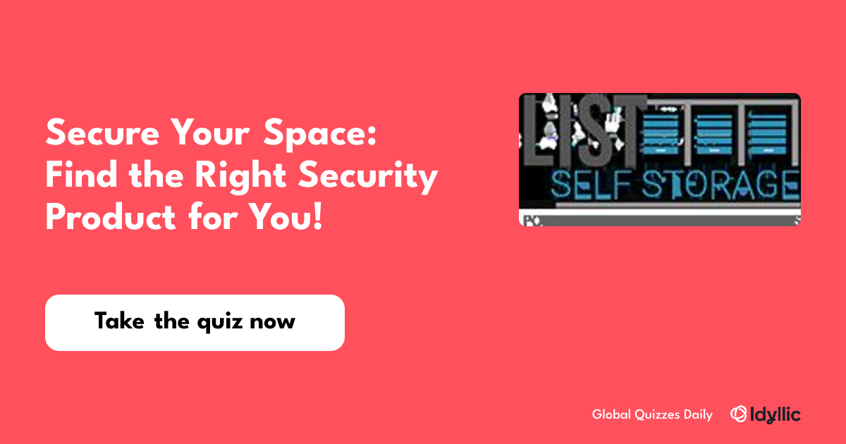 Secure Your Space: Find the Right Security Product for You!