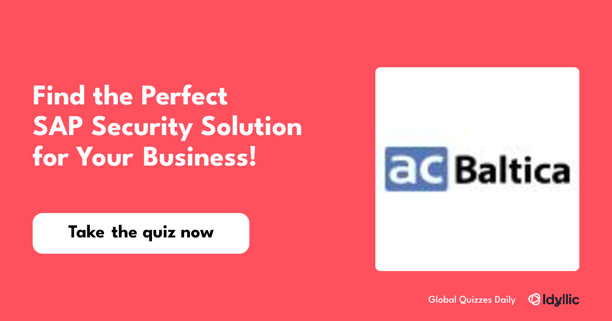Find the Perfect SAP Security Solution for Your Business!
