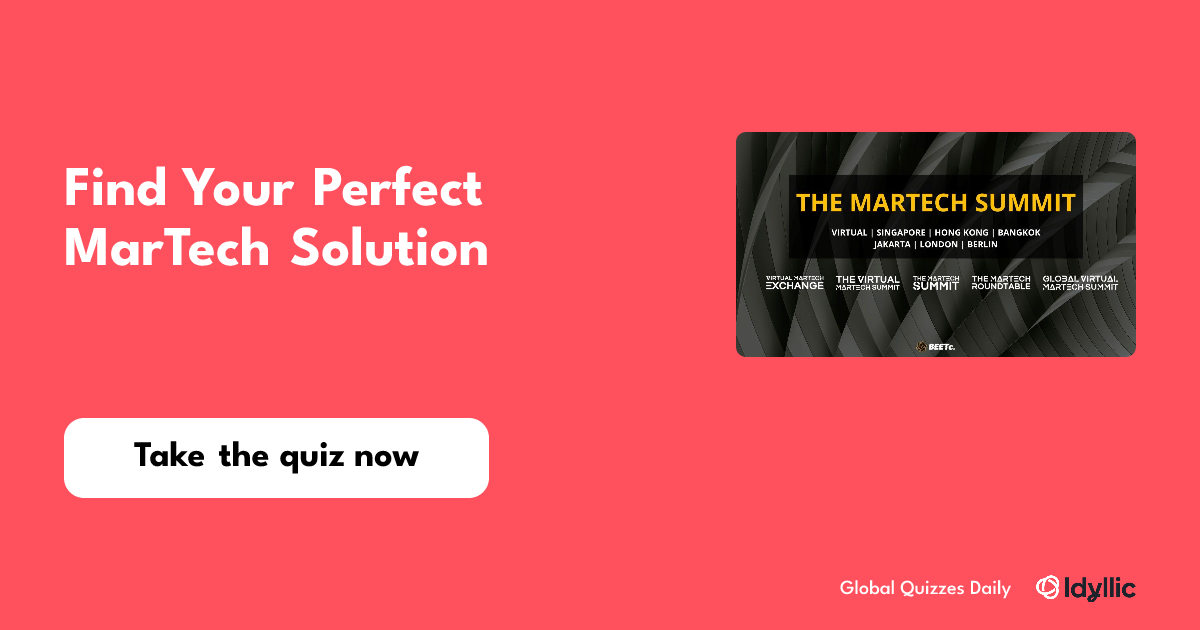 Find Your Perfect MarTech Solution