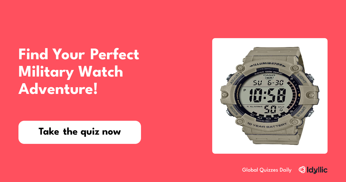 Find Your Perfect Military Watch Adventure!