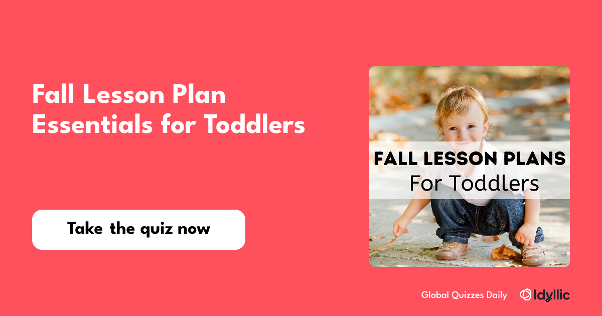 Fall Lesson Plan Essentials for Toddlers