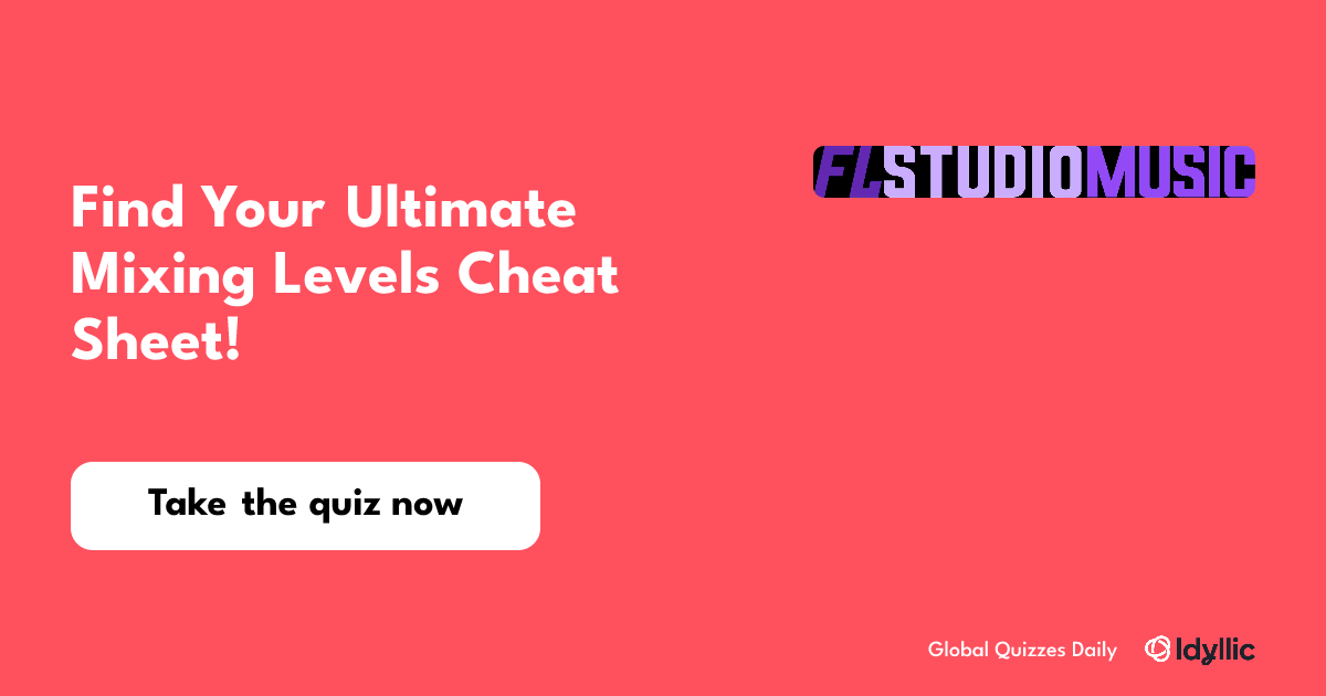 Find Your Ultimate Mixing Levels Cheat Sheet!