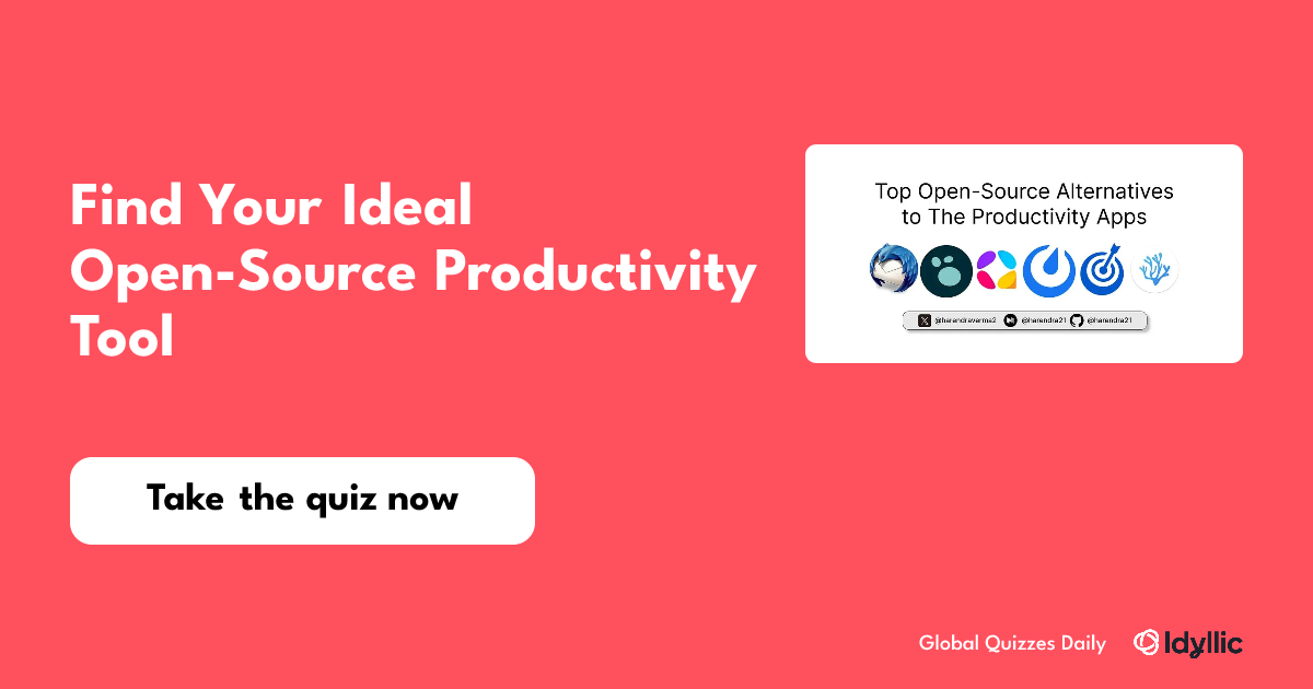 Find Your Ideal Open-Source Productivity Tool
