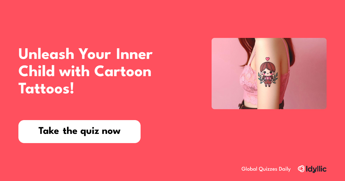 Unleash Your Inner Child with Cartoon Tattoos!